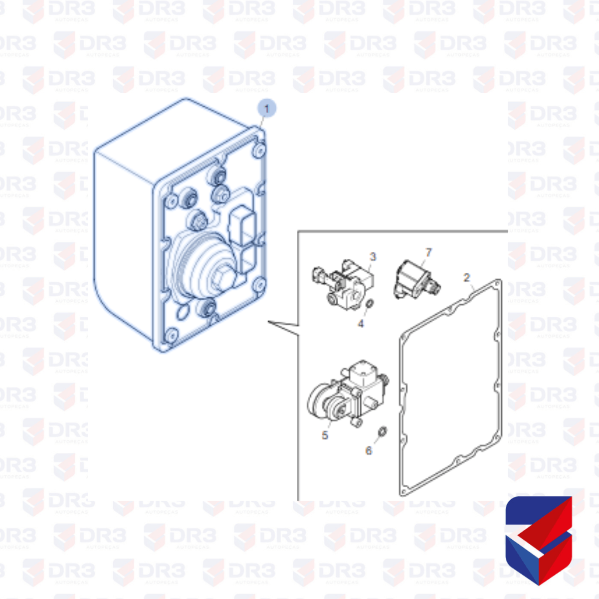 Bomba Arla Scania Euro 5 1884228 1884220 1855403 Original - Loja DR3