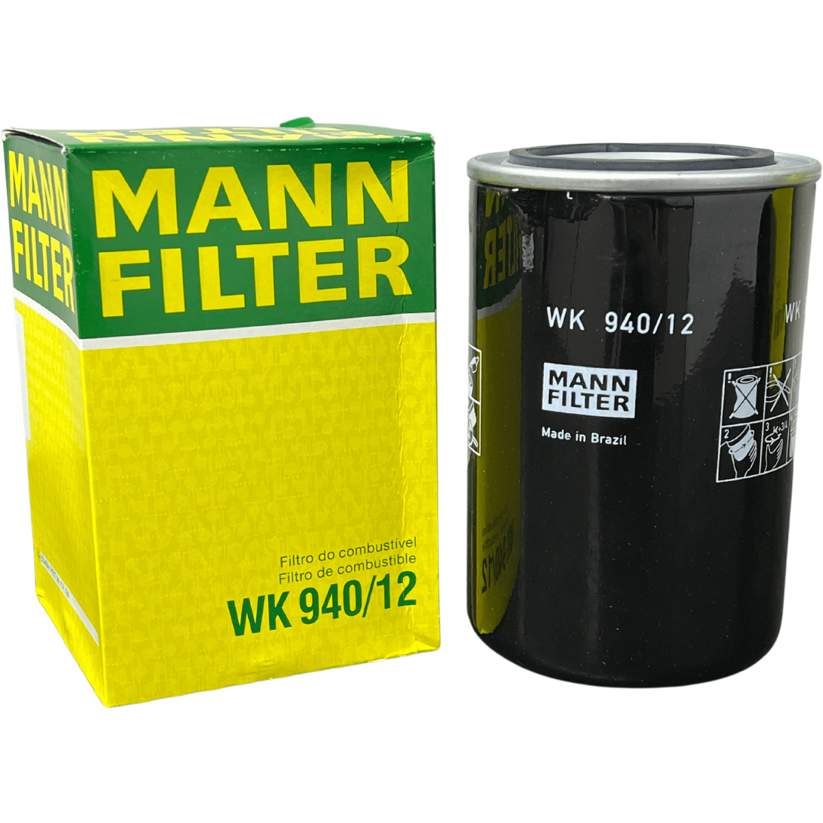 Filtro Diesel Scania S4 1372444 WK940/12 Mann Filter - Loja DR3