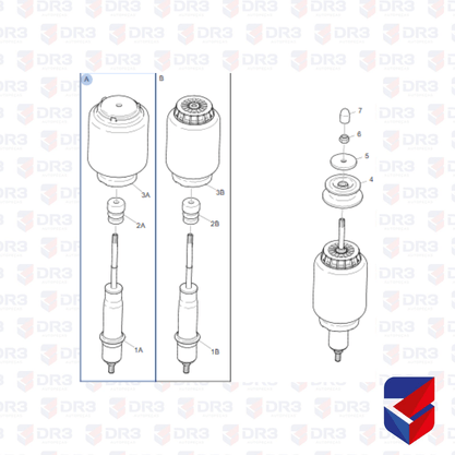 Bolsa Pneumatica Cabine Dianteiro Scania NTG Suspentech - Loja DR3