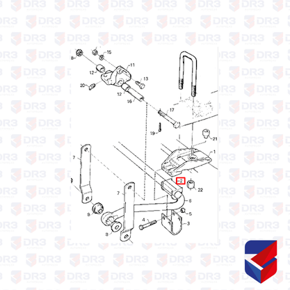 Bucha Barra Estababilizadora Dianteiro Scania 112 113 213604 IABV ...