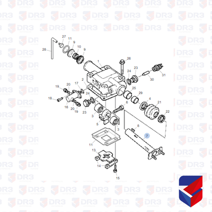 Eixo Trambulador Caixa Scania S4 1472775 508938 BrCompany - Loja DR3